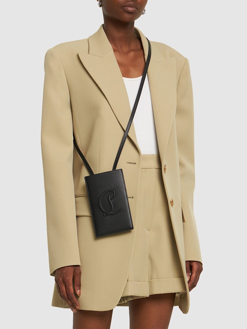 Handytasche aus leder mit logo „an my side“ - Christian Louboutin ...
