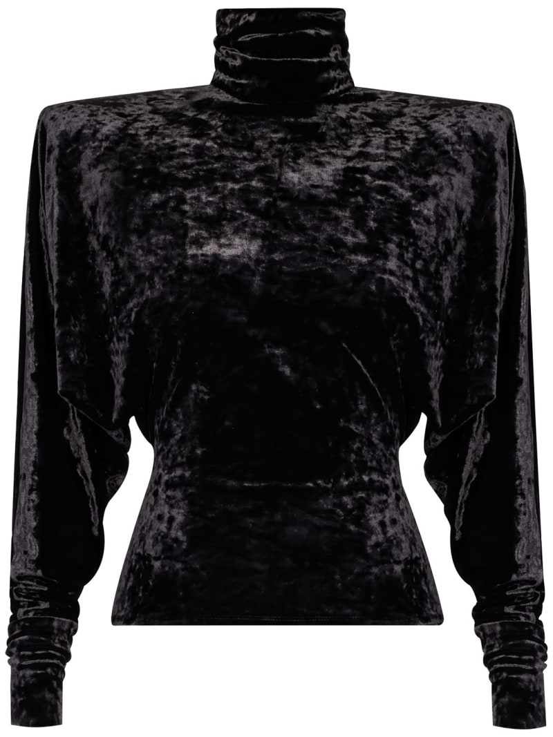 Langarm-top aus wolle mit rollkragen - Alexandre Vauthier - Damen ...