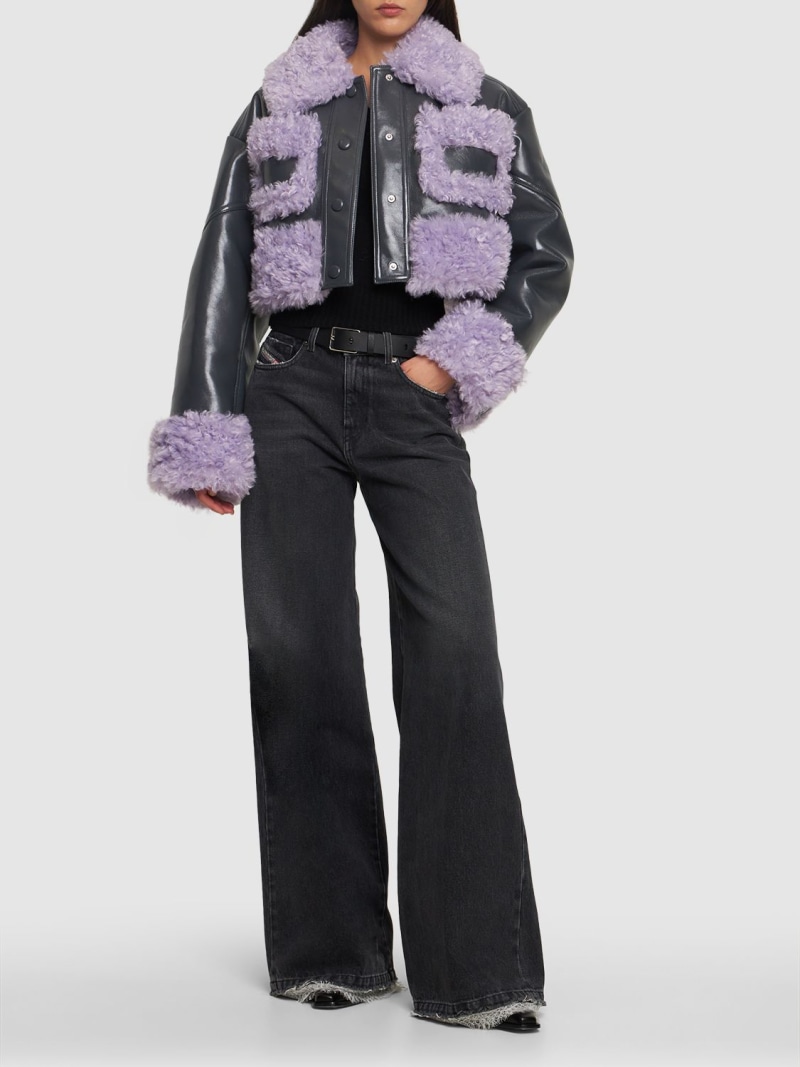 Fleur cropped faux shearling jacket - Stand Studio - Women | Luisaviaroma