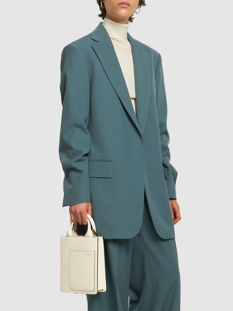 Mini boxy shopping top handle bag - Valextra - Women | Luisaviaroma