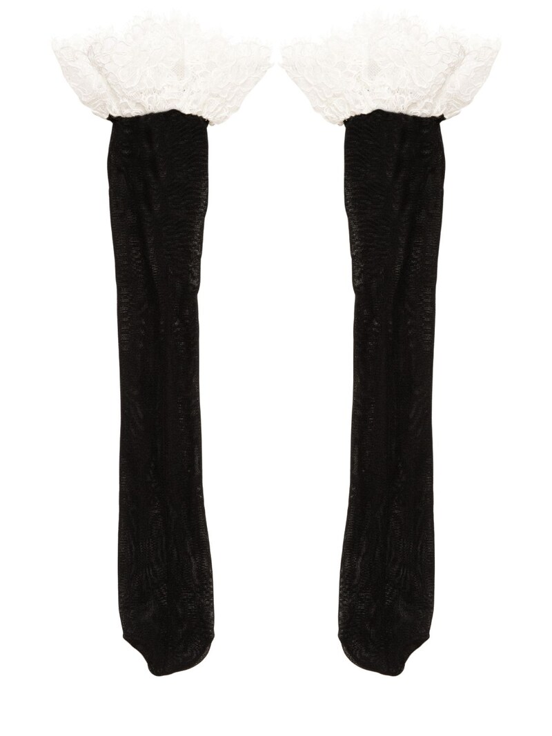 Philosophy Di Lorenzo Serafini - Embellished tulle socks - | Luisaviaroma