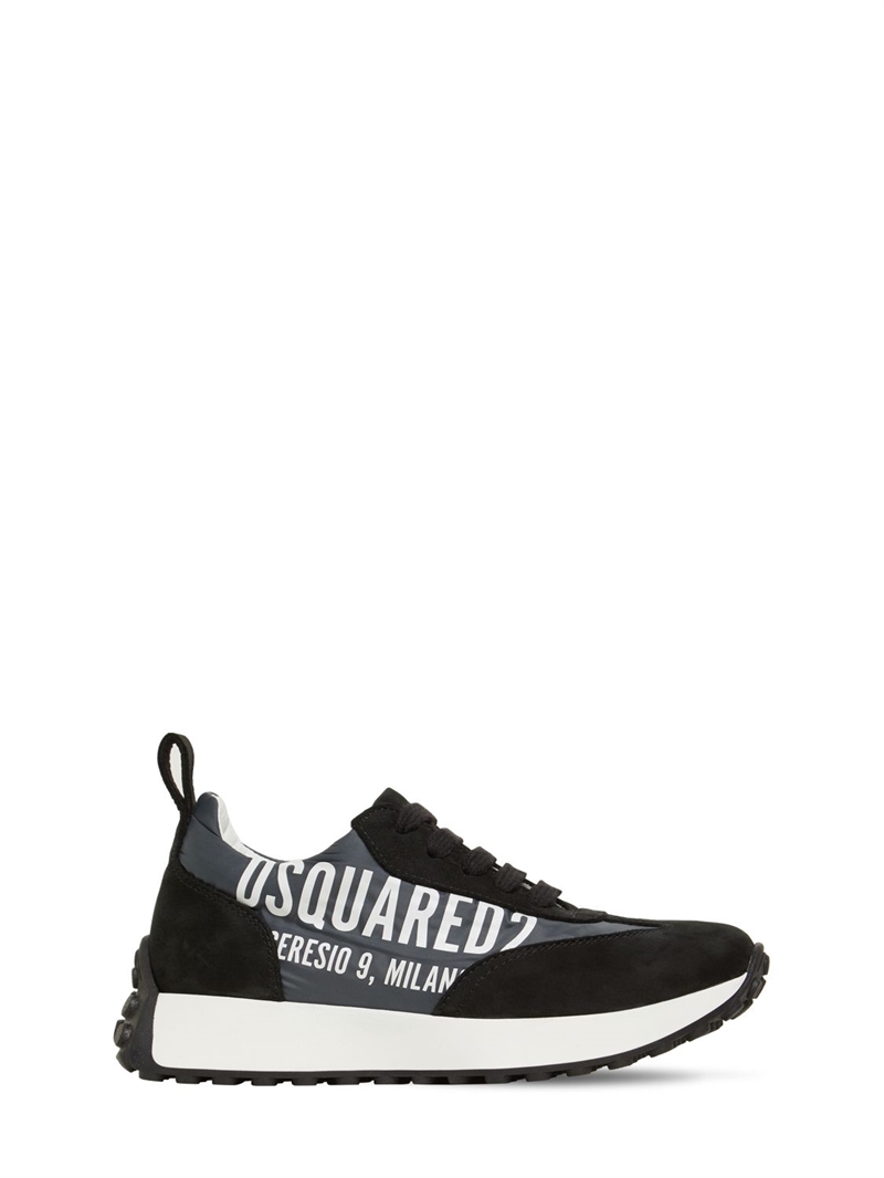 D2 ceresio lace-up suede sneakers - Dsquared2 - Boys | Luisaviaroma