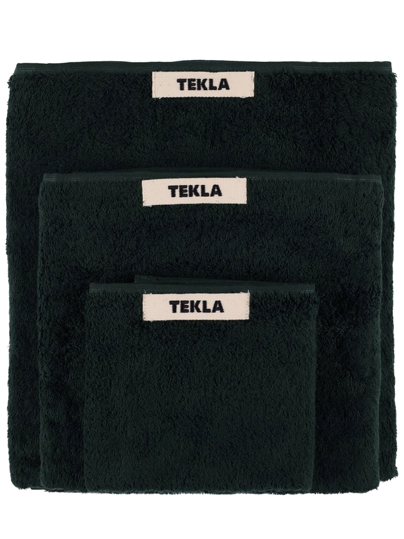 Set of 3 organic cotton towels - Tekla - Home | Luisaviaroma