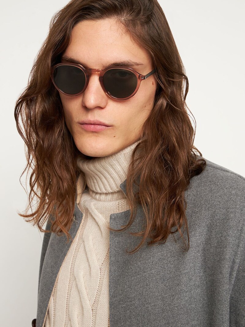 Db Round Acetate Sunglasses Db Eyewear By David Beckham Men