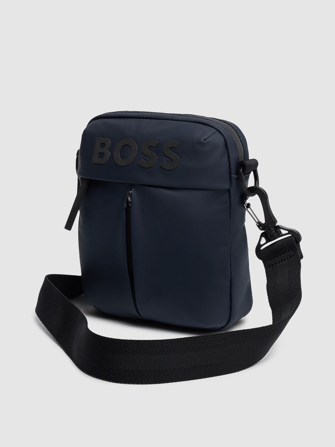 Hugo Boss Stormy Boss Logo Crossbody Bag In Blue | ModeSens