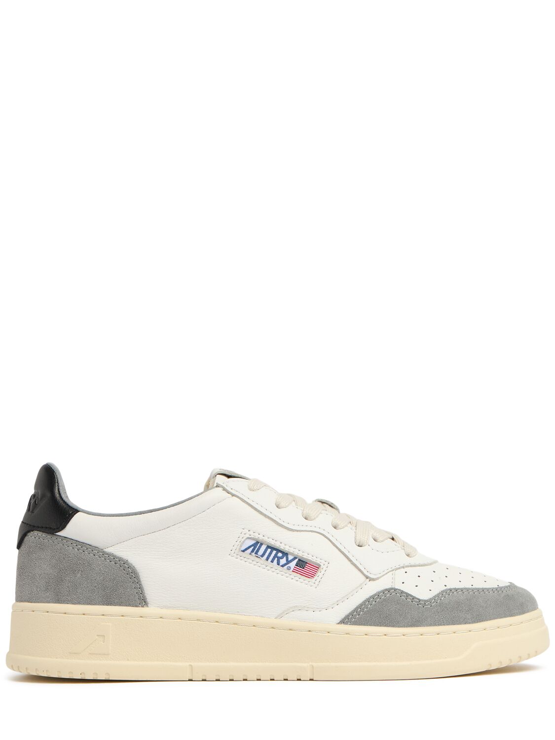 Autry : Medalist Low Sneakers Grey/black | Sotf