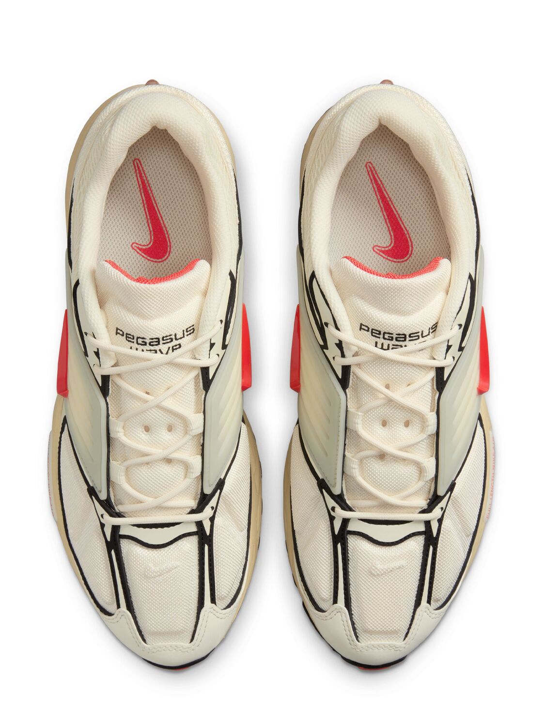 Nike : Air Pegasus Wave Sneakers Coconut/red | Sotf