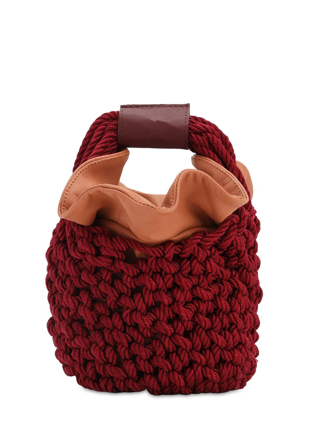 Johanna Ortiz - Escucho el pacifico ruby knit bucket bag - Ruby Fiesta ...
