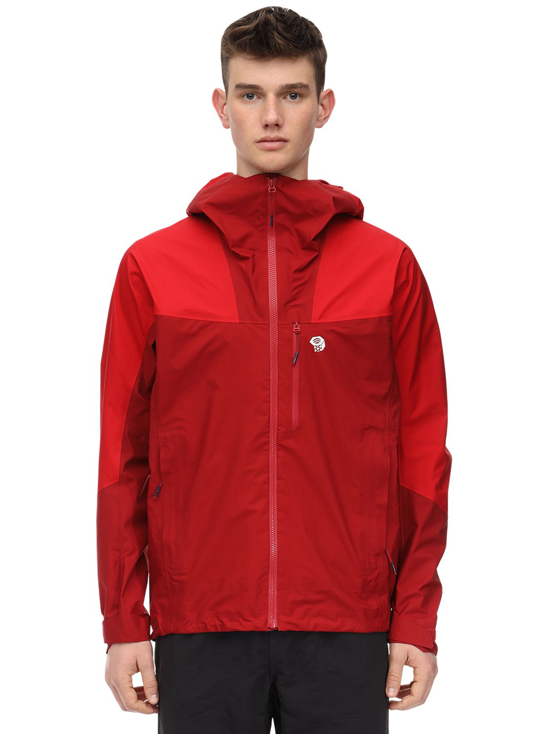 Mountain Hardwear Explosure2 Gore-tex Active Shell Jacket In Dark Brick ...