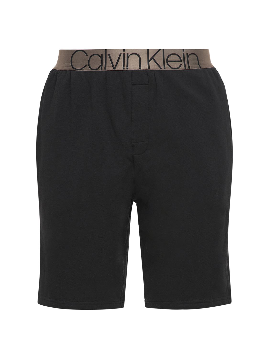 Calvin Klein Underwear Logo Elastic Band Sweat Shorts In Black | ModeSens
