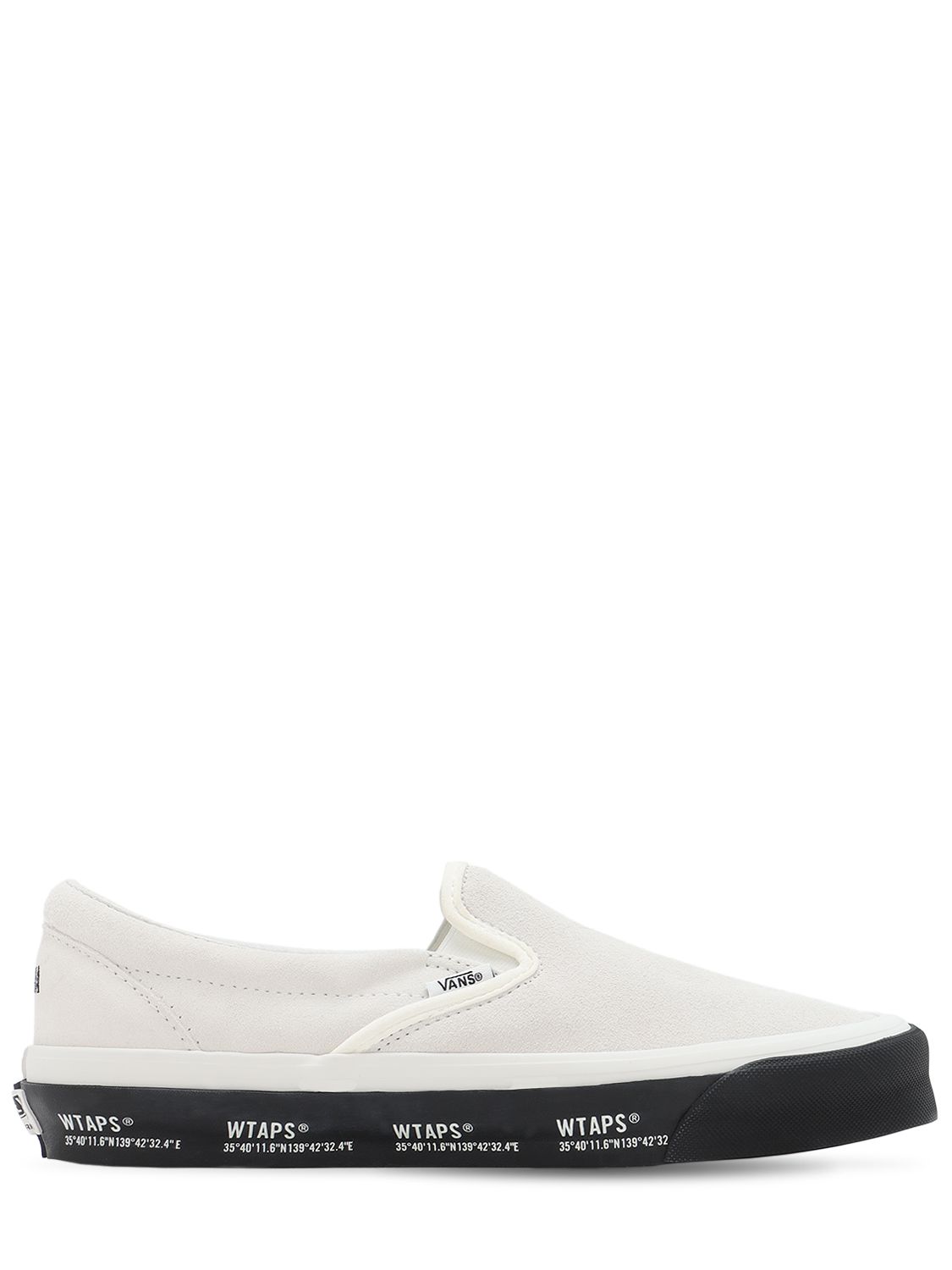 Vans Wtaps Ua Og Classic Slip-on Lx Sneakers In Gps,white | ModeSens