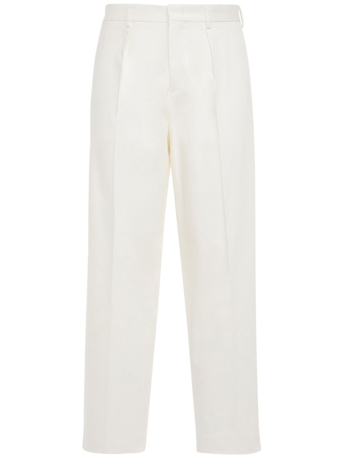 GCDS - Archive cotton straight leg pants - | Luisaviaroma