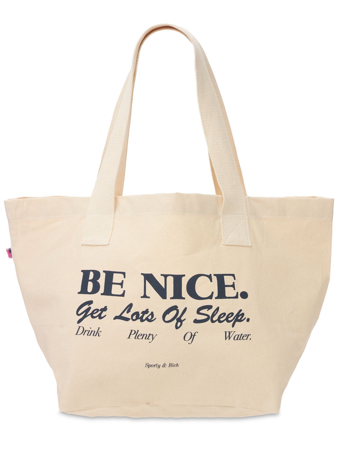 Sporty And Rich Be Nice Tote In Blue | ModeSens
