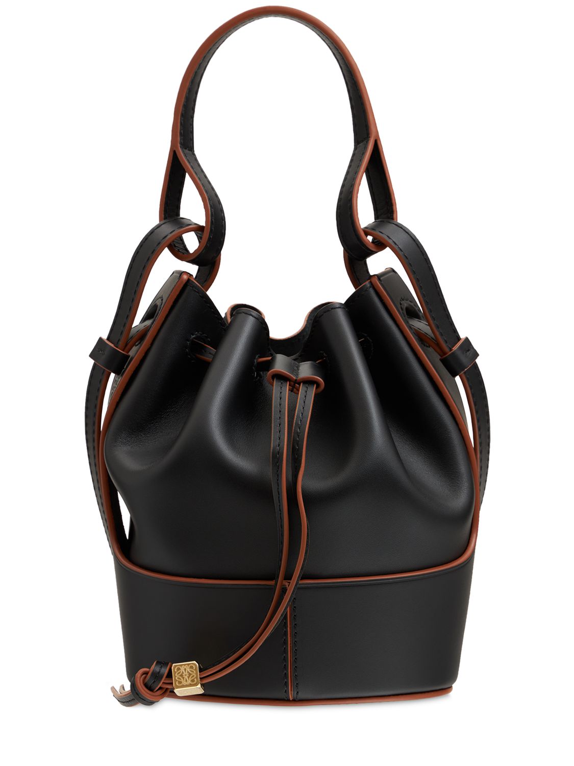 Loewe Mini Balloon Leather Bag In Black | ModeSens