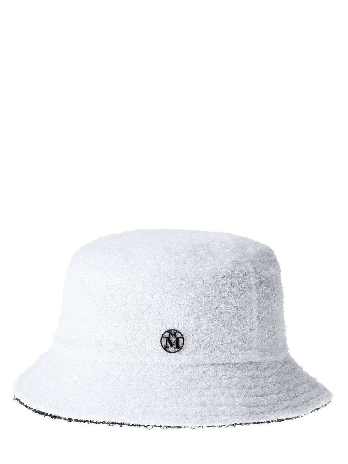 Maison Michel Women's Jason Reversible Shearling Bucket Hat In White ...
