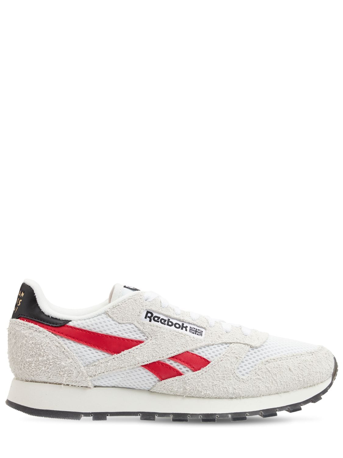 Reebok Classic Leather Human Rights Sneakers In Grey Red Green Modesens