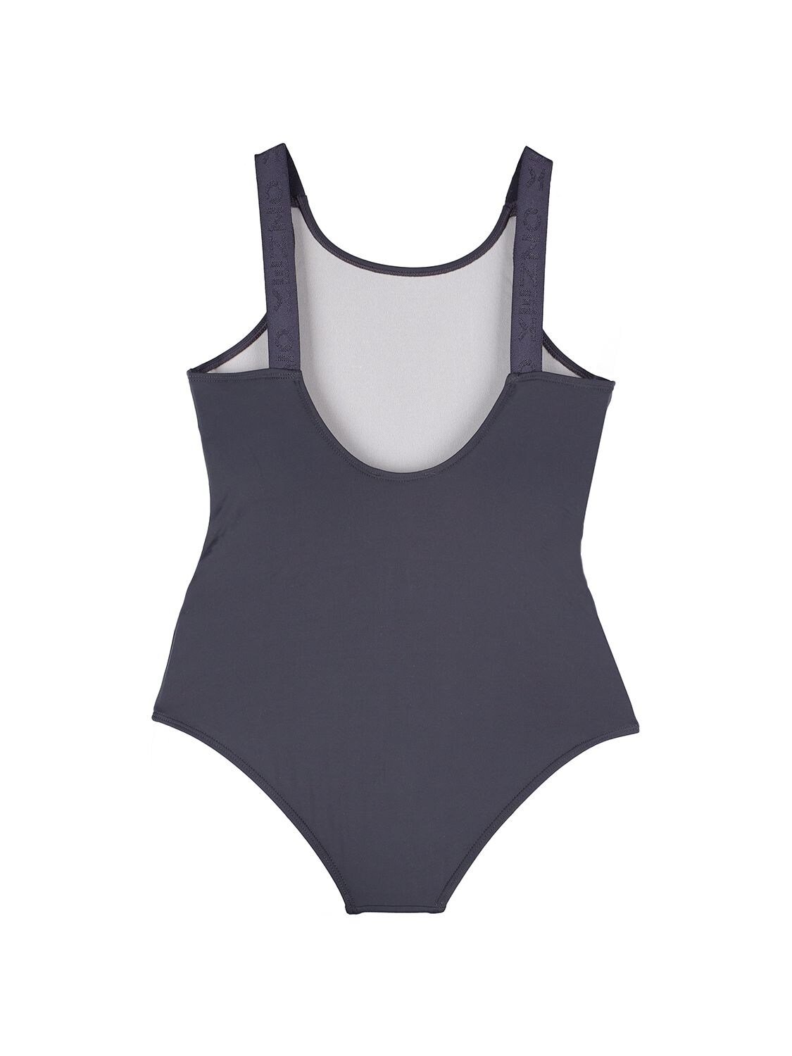 Kenzo Kids' Girl's Logo Typographic One-piece Swimsuit In Antracite ...