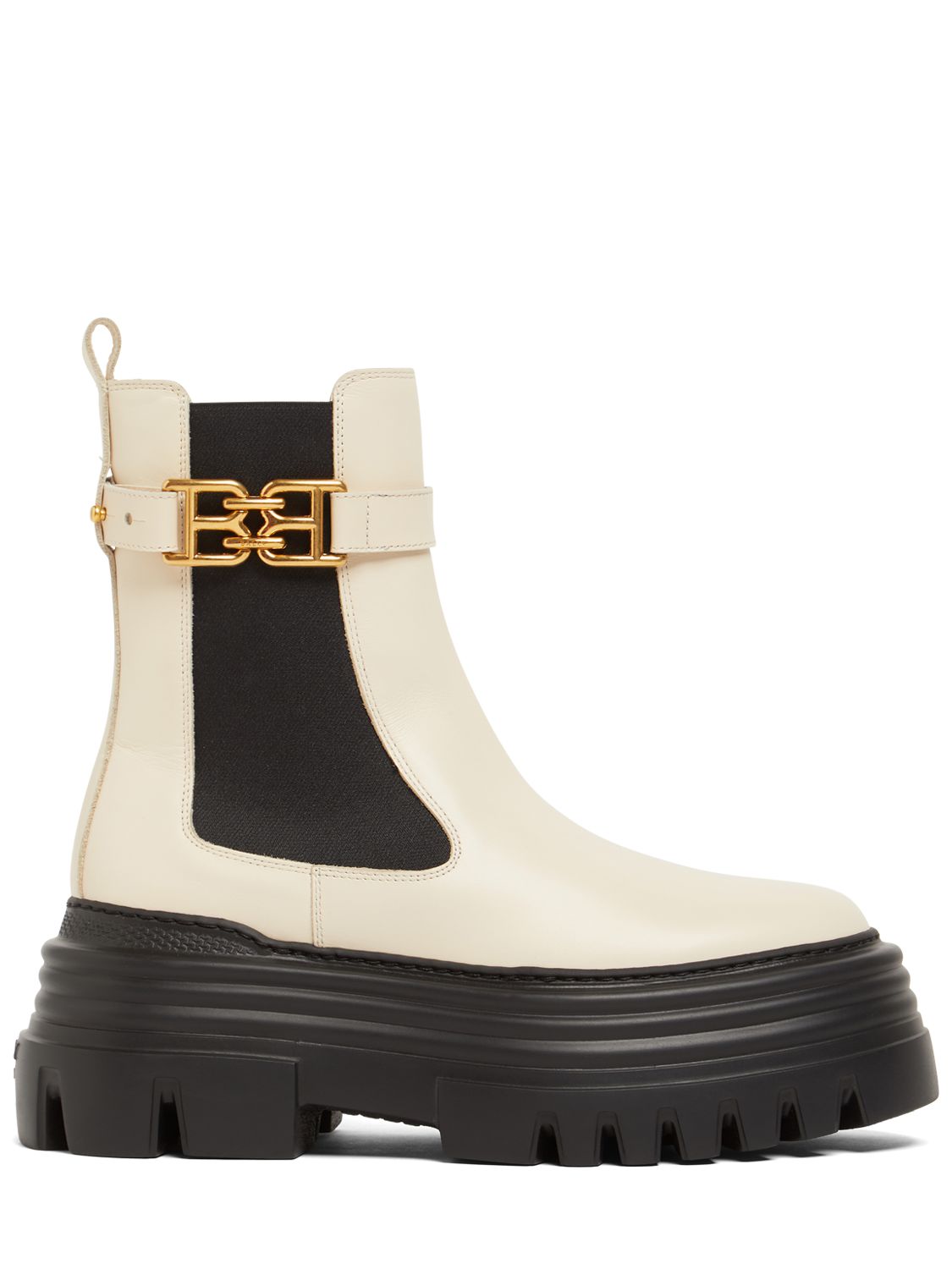 Bally 90mm Greby Leather Chelsea Boots In White | ModeSens