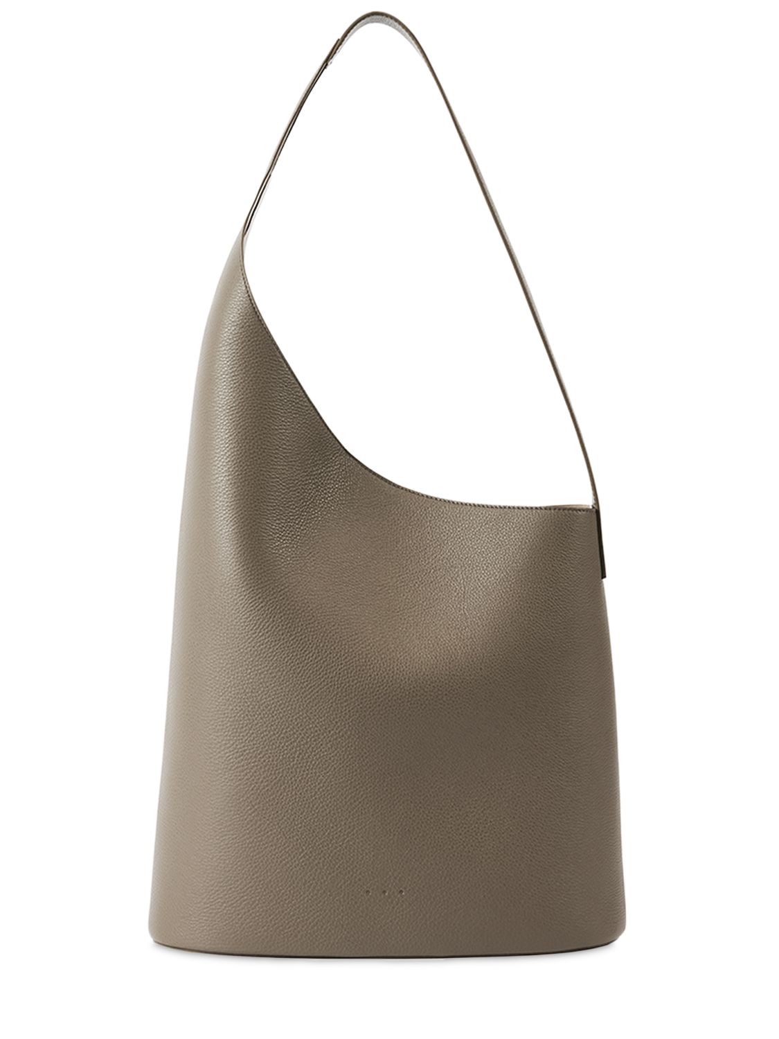 Aesther Ekme Demi Lune Leather Shoulder Bag In Taupe | ModeSens