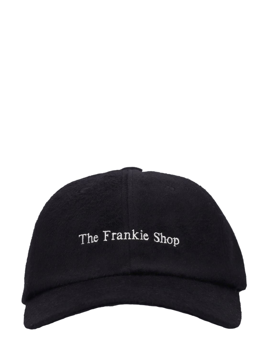 The Frankie Shop ‘frankie' Logo Wool Blend Baseball Cap In Black | ModeSens