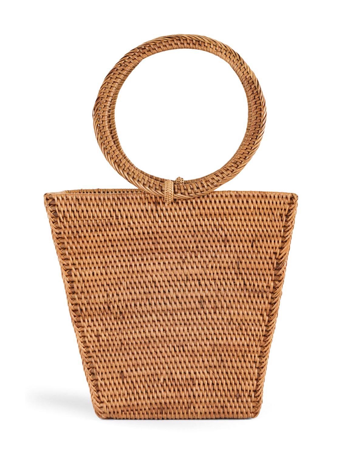 Bembien Chloe Rattan Top Handle Bag In Natural | ModeSens