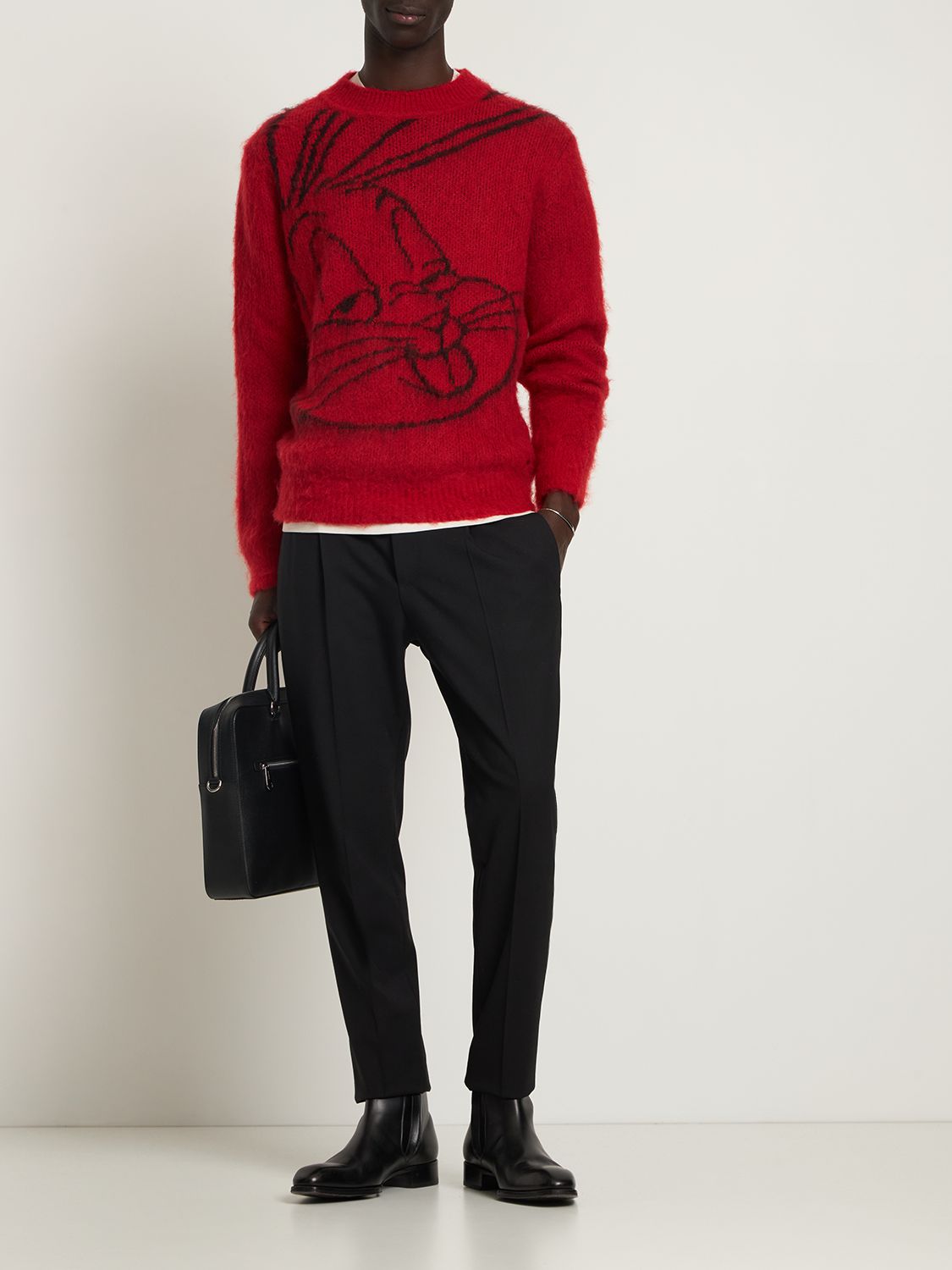 Hugo Boss Looney Tunes X Boss Regular-fit High-impact Sweater With Bugs ...