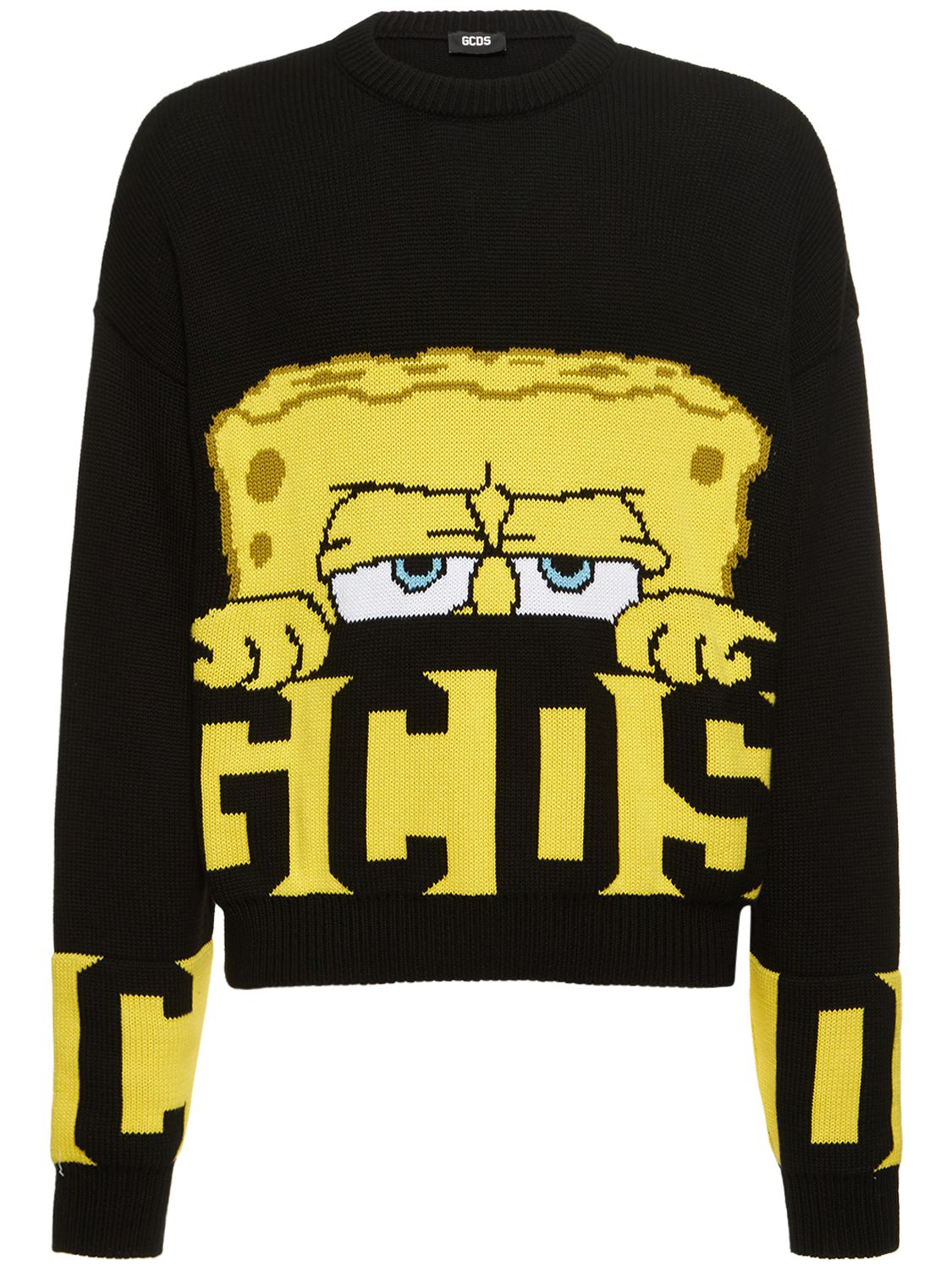 Gcds - Pull-over à logo gcds x spongebob - Noir | Luisaviaroma