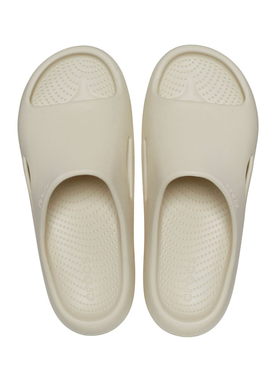 Crocs Men's Mellow Recovery Slide Sandals From Finish Line In Bone ...